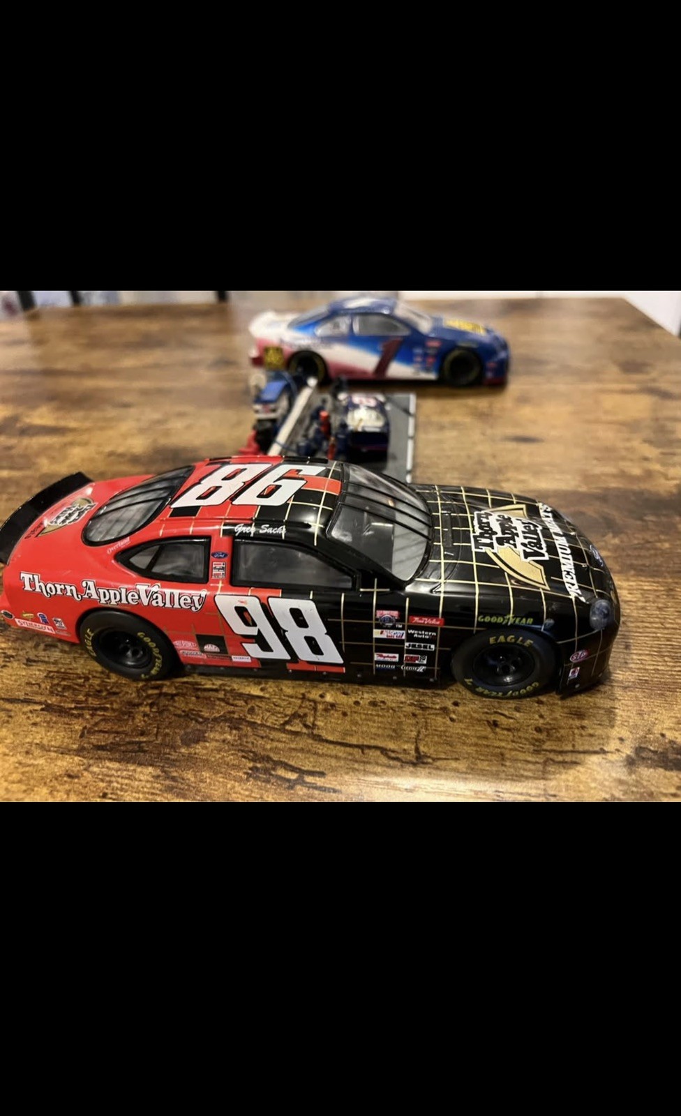 Greg Sacks #98 Rusty Wallace Pit Stop Rick Masts #1 NASCAR Racing ...