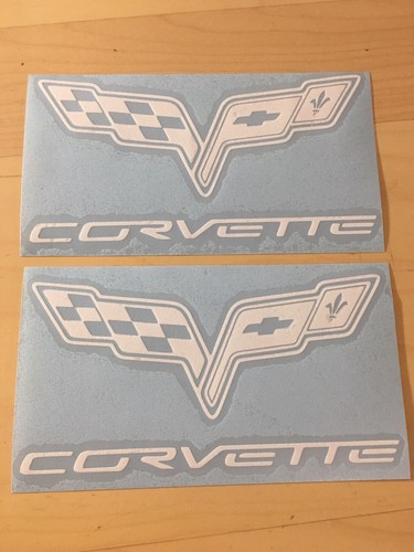 Corvette Car Window Decal Stickers Z06 Stingray 6.5” Set Of Two | eBay
