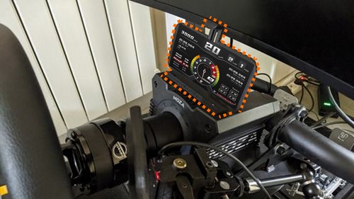 MOZA r3 R9 R5 R12 phone dash mozaracing mount dashboard support holder ...