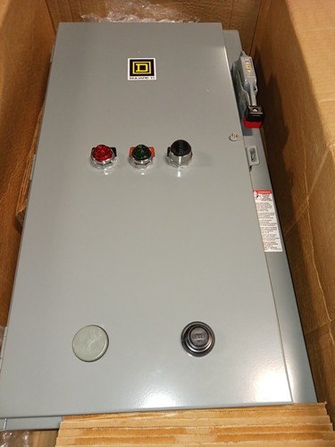 New Square D SIZE 1 Ac Combination Starter 8536SCO3BS 30 Amp Breaker ...