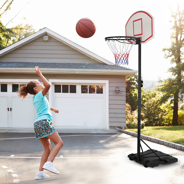 Portable Basketball Hoop Outdoor Goals Backboard System Adjustable ...