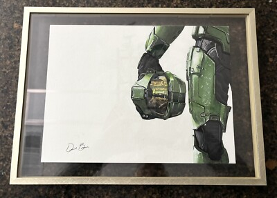 Halo Master Chief Hand Drawn Prism Color Original Art Signed🔥 | eBay