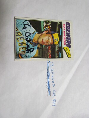1977 Topps Ray Sadecki signed Baseball Card | eBay