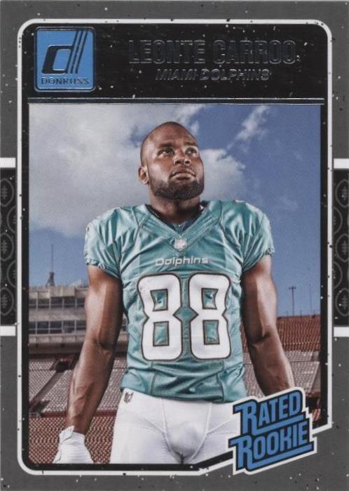 2016 Donruss - Rated Rookies Leonte Carroo #384 (RC) for sale online | eBay