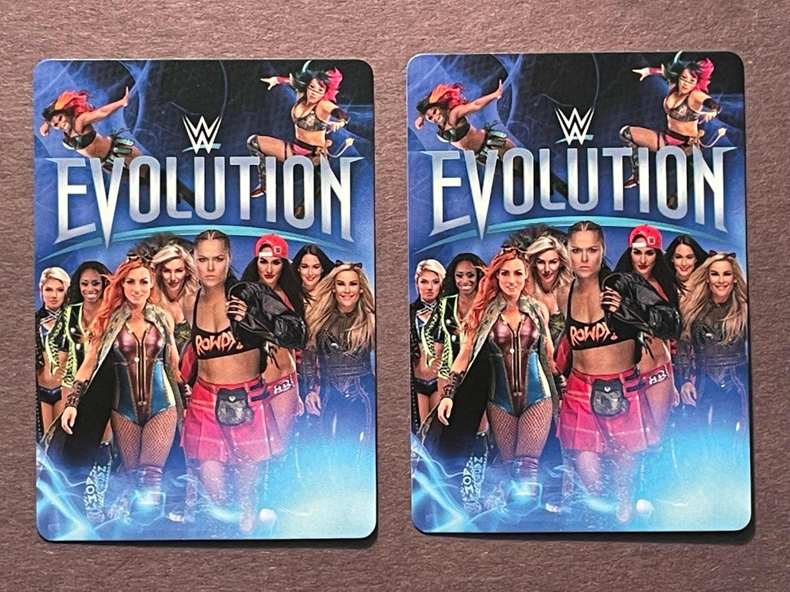 Mandy Rose 2019 WWE Evolution Playing Card Lot of 2 Different - Never ...