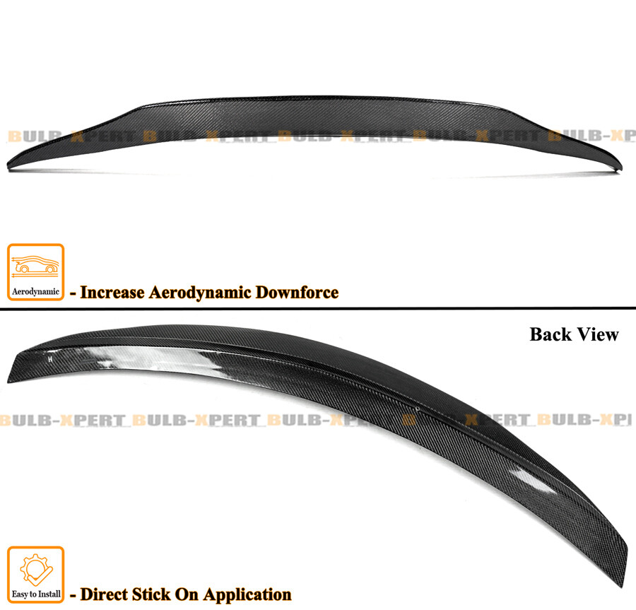 V2 PSM CARBON FIBER TRUNK SPOILER FOR 2008-2014 MERCEDES BENZ W204 C250 ...