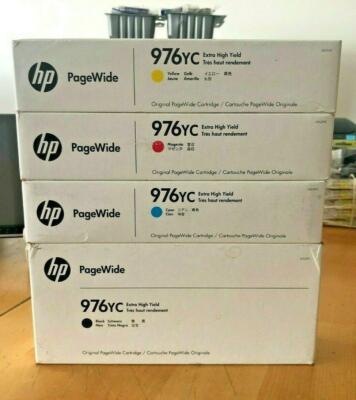 Genuine HP 976YC EXTRA HIGH YIELD INK / PAGEWIDE P55250 P57750 (INC VAT ...