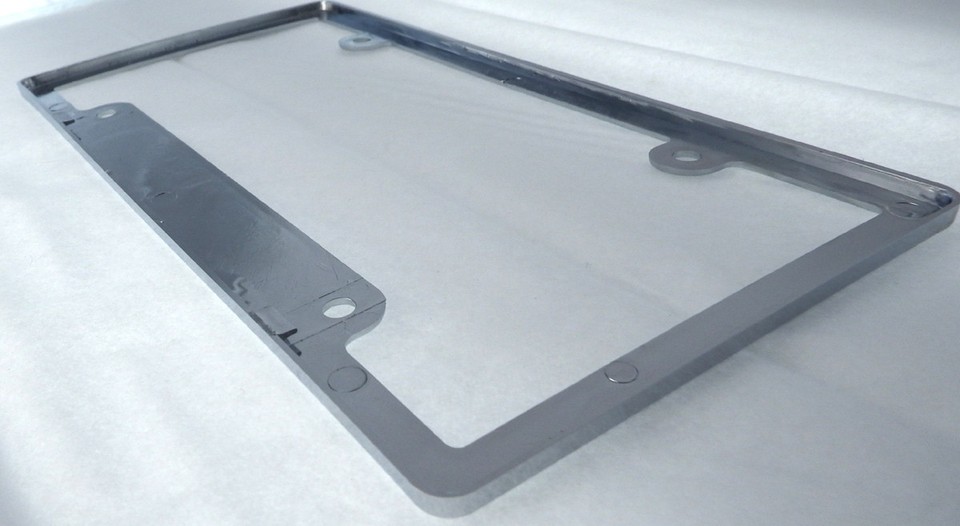 Germany German Deutschland Flag car License Plate Frame chrome plated ...