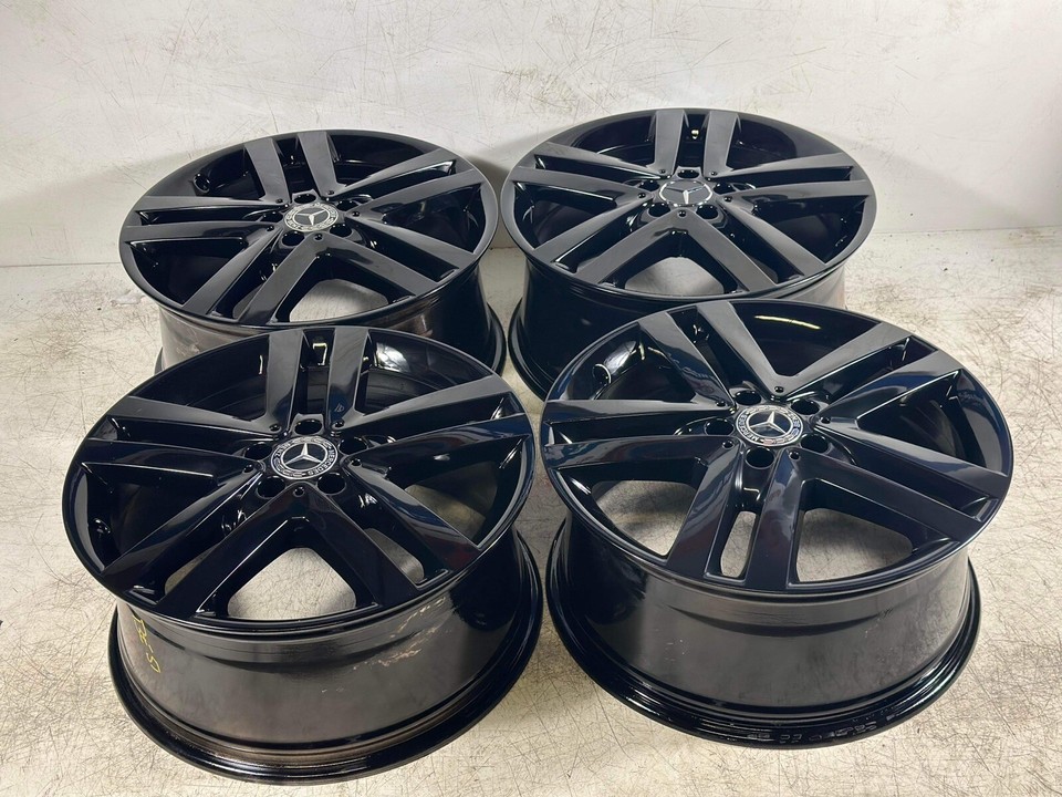 Mercedes GL450 2010-2013 19" Factory OEM Wheels Rims Set gloss black | eBay