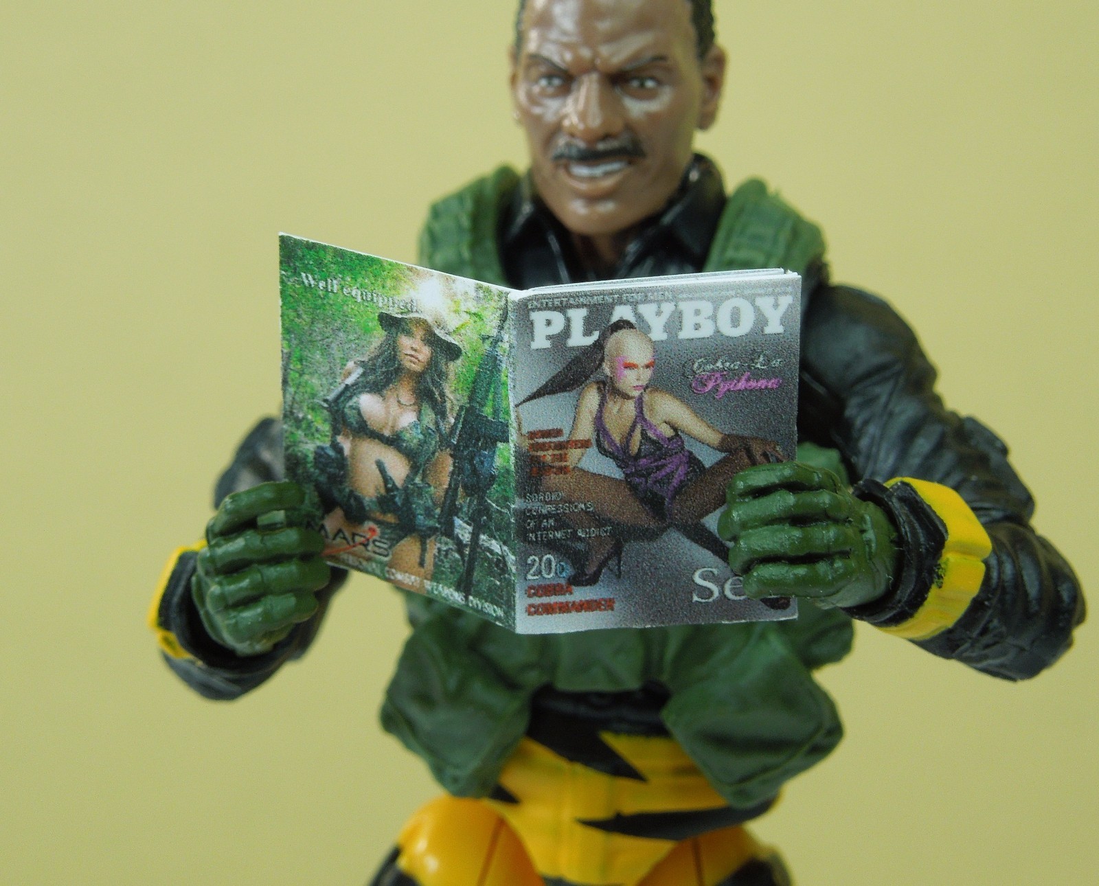 1/18 Scale Custom Playboy GI Joe Cobra Pythona - with interior pages | eBay