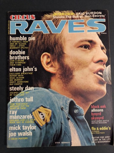 Circus Raves Magazine May 1975 Humble Pie, Doobies, Elton, Steely Dan ...