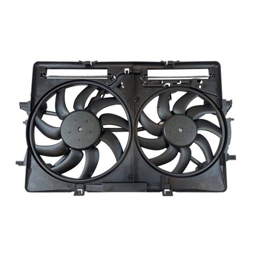 Radiator Cooling Fan Assembly Fits 2008-2015 Audi A4 /A5 Curved Blade ...