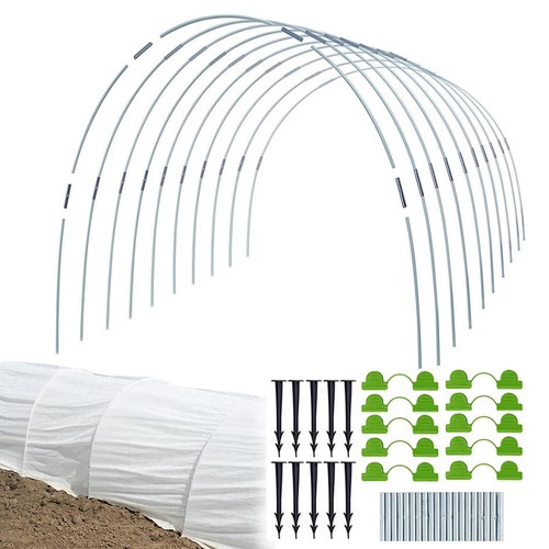 25pcs Greenhouse Plant Hoop Grow Garden Tunnel Hoop Support Hoops for ...