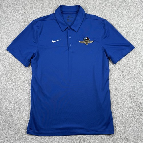NIKE Golf Indianapolis Motor Speedway Polo Shirt Indycar IMS Dri Fit ...
