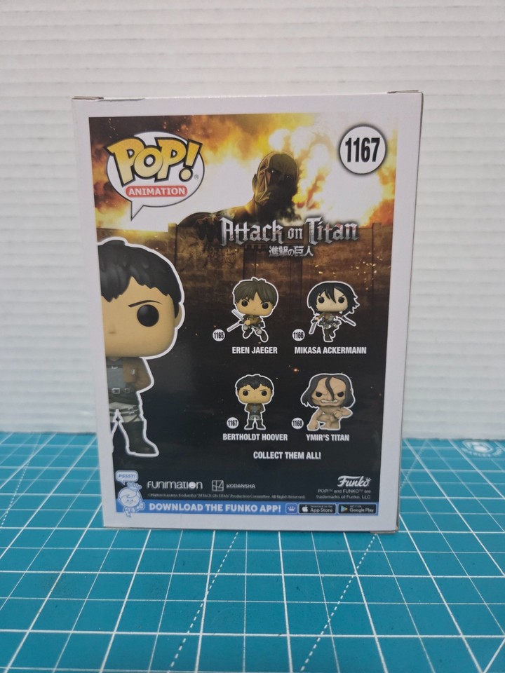 Funko POP Animation Attack on Titans Bertholdt Hoover 1167 Vinyl Figure ...