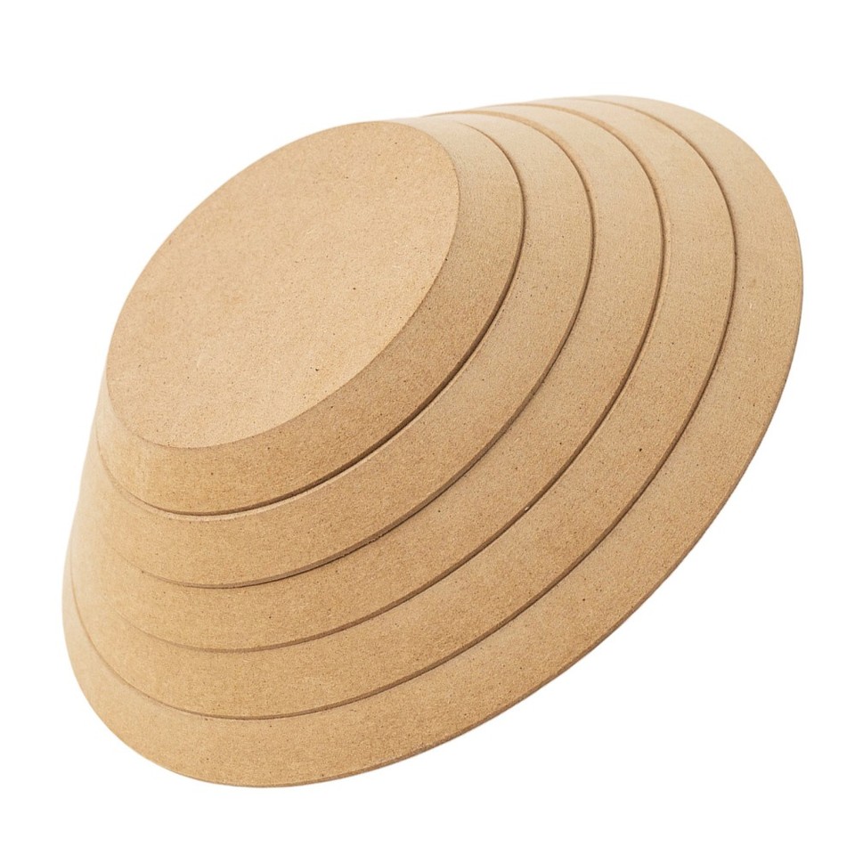 5pcs Pottery Mold: Ceramic Molds For Pottery Clay - Round Plate Forming ...