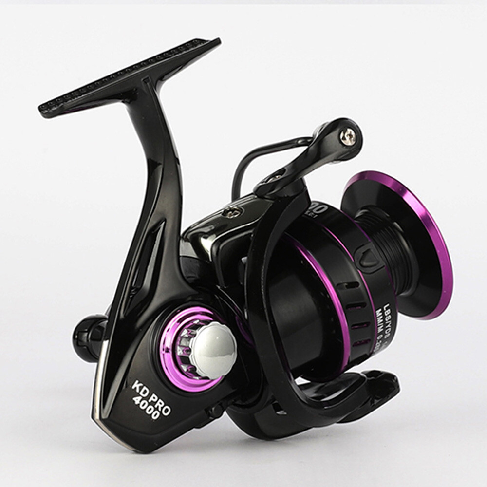 Spinning Fishing Reel Freshwater/Saltwater KD1000-6000 High Speed Metal ...