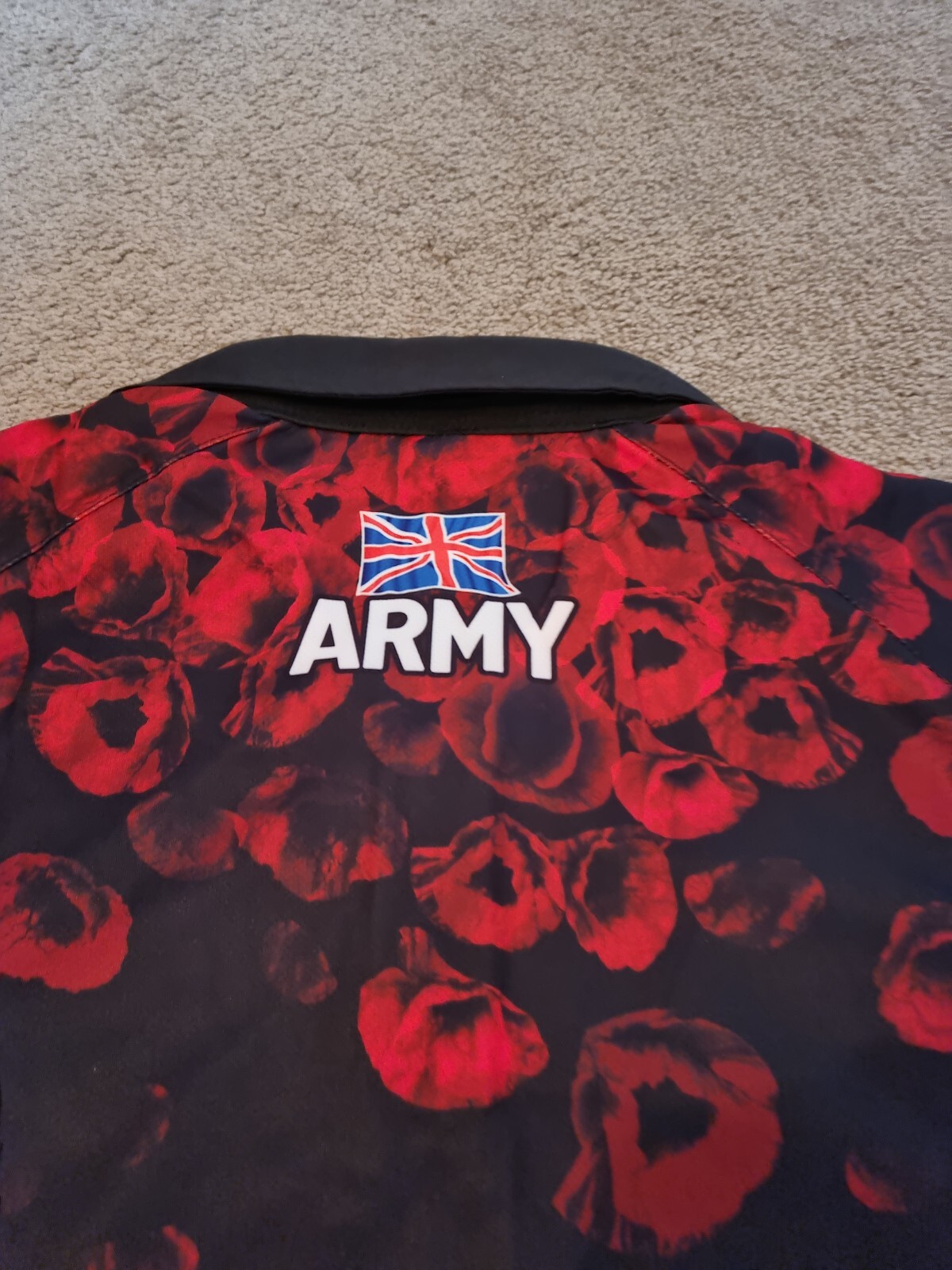 British Army Poppy Rugby Shirt | eBay UK