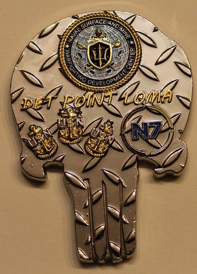 Naval Surface & Mine DET Point Lima N7 Chiefs Navy Challenge Coin | eBay