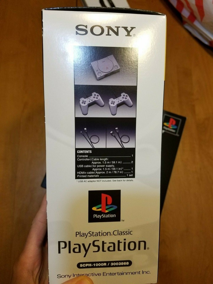 Sony Playstation PS1 Classic Gray Console Edition 20 Games Preloaded ...