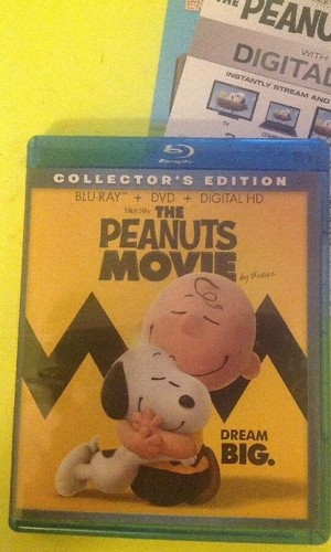 The Peanuts Movie (Blu-ray/DVD, 2016, 2-Disc,Digital Copy)Authentic US ...