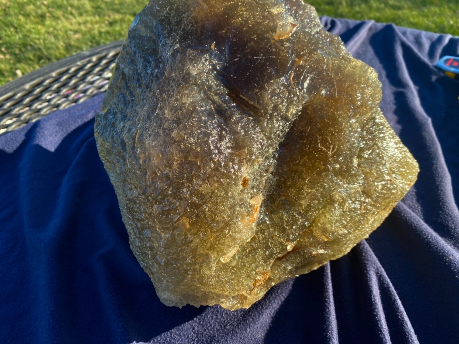 Libyan Desert Glass Meteorite Tektite impact specimen( 18 Kg ...