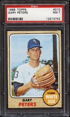 1968 Gary Peters Topps #210 Trading Card PSA NM 7 | eBay