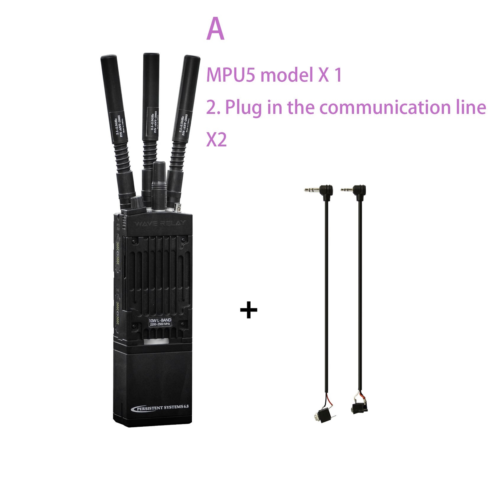 FCS-TACTIACL MPU5 Seal AD Hoc Network Radio Dummy Model DIY Walkie ...
