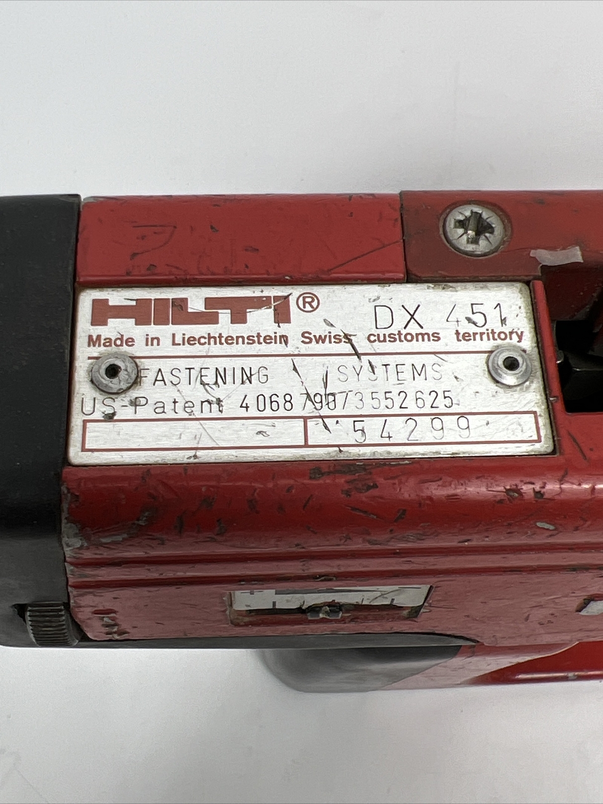 Hilti DX 451 Powder Actuated Fastening Nail Gun Tool W/ Case Extras ...