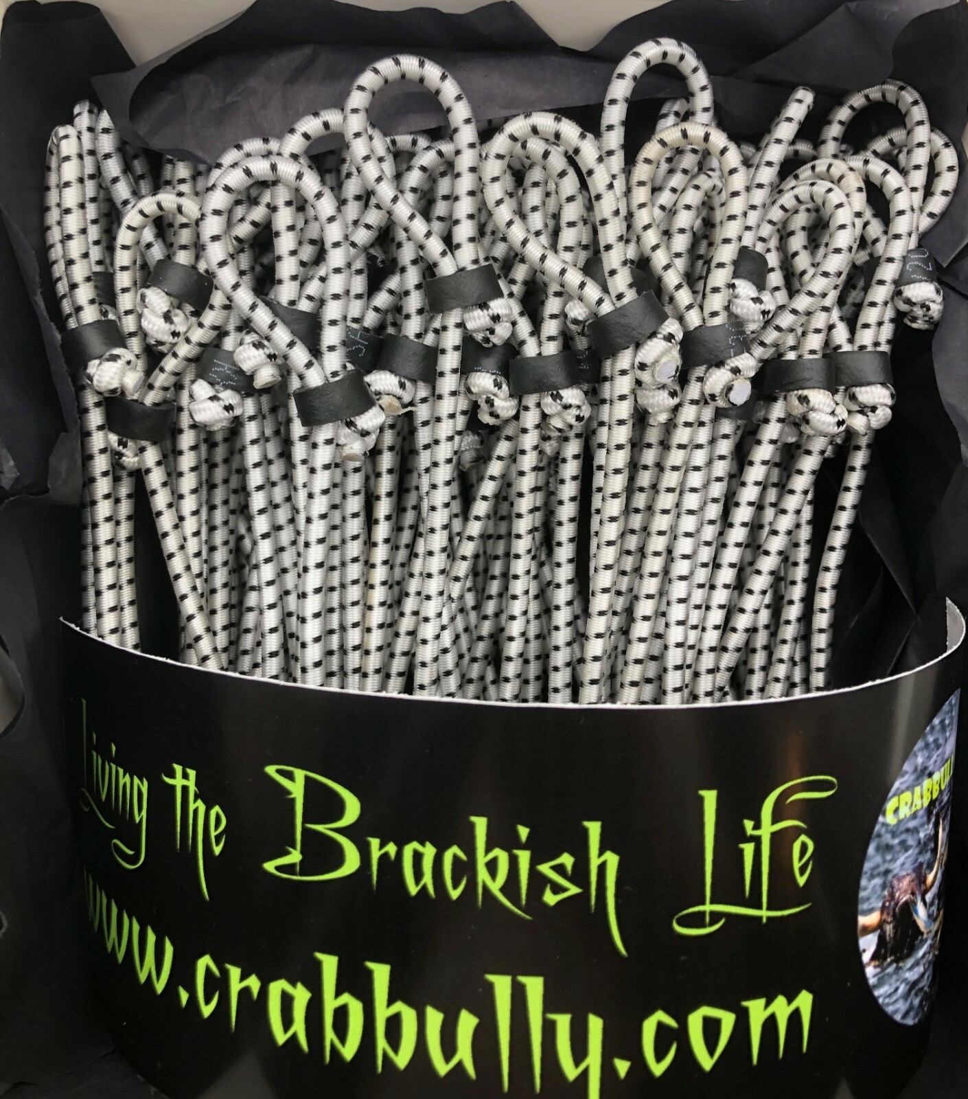 100 pack - 3/16" Commercial Grade Bait Snoods for Crab Traps, or ...