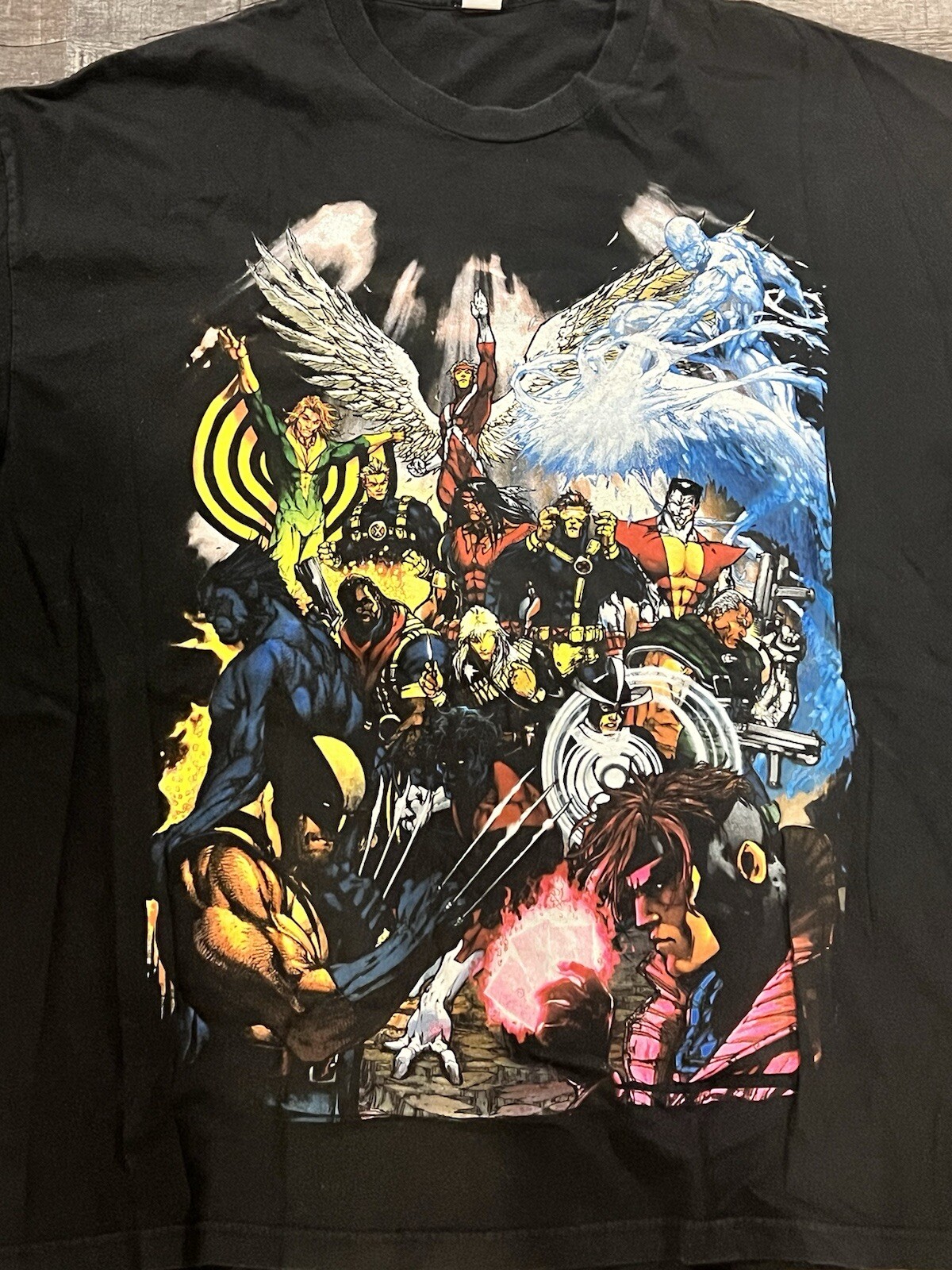 Vintage Rare Marvel Mad Engine X-men Shirt - Gem