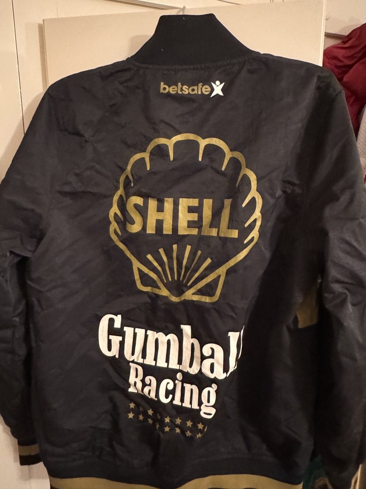 2016 Gumball 3000 Maximillion Cooper Racing Black Bomber Jacket Medium ...