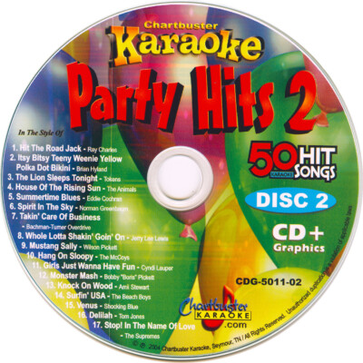 PARTY HITS Vol-2 KARAOKE CHARBUSTER CD+G 5011 Disc-2 NEW IN SLEEVES | eBay