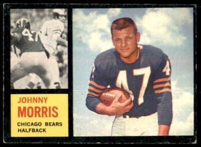 1962 Topps Football Johnny Morris (A) Chicago Bears #15 | eBay
