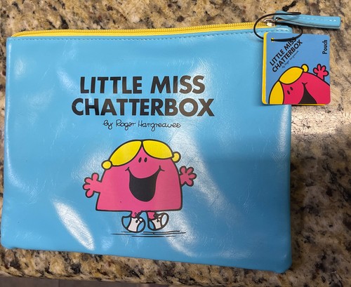 NWT Sanrio Little Miss Chatterbox Pencil Drawing Pouch Zippered Roger ...