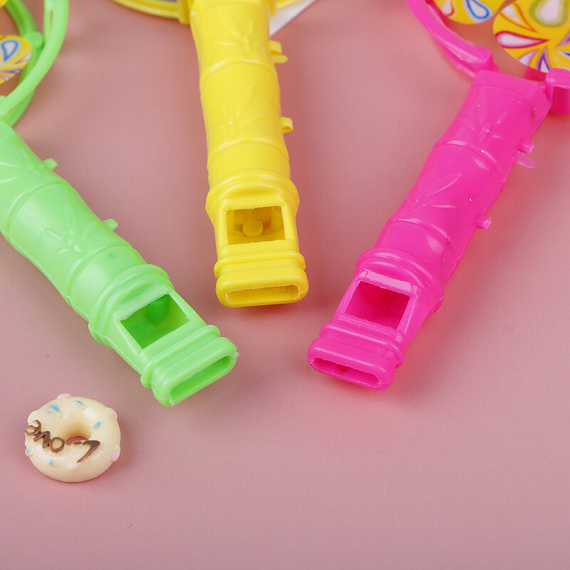3Pcs/set Children Plastic Windmill Whistling Handle Toys ...