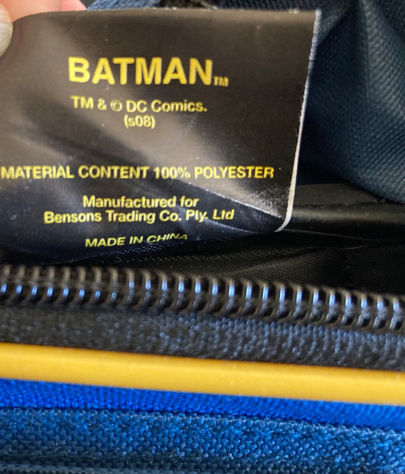 Genuine DC Comics Vintage BATMAN Backpack Bag | eBay Australia