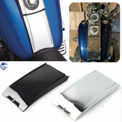 Black / Chrome Lower Dash Panel Extension Fit For Harley Softail 2000 ...