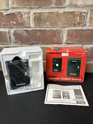 Vintage Wireless transmitter Radio Shack 61-2665 Missing remote switch ...