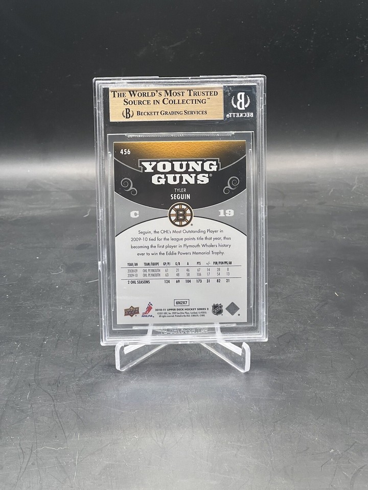 2010 UD Series 1 Tyler Seguin Rookie Young Guns Bgs 10 Pristine Dallas ...