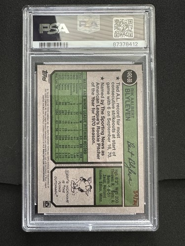 2023 Topps Heritage Bert Blyleven Twins Real One Red Ink Auto Rare Sp ...