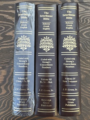Interlinear Bible Hebrew-Greek-English Jay Green VOL 2,3,4 (Missing Vol ...