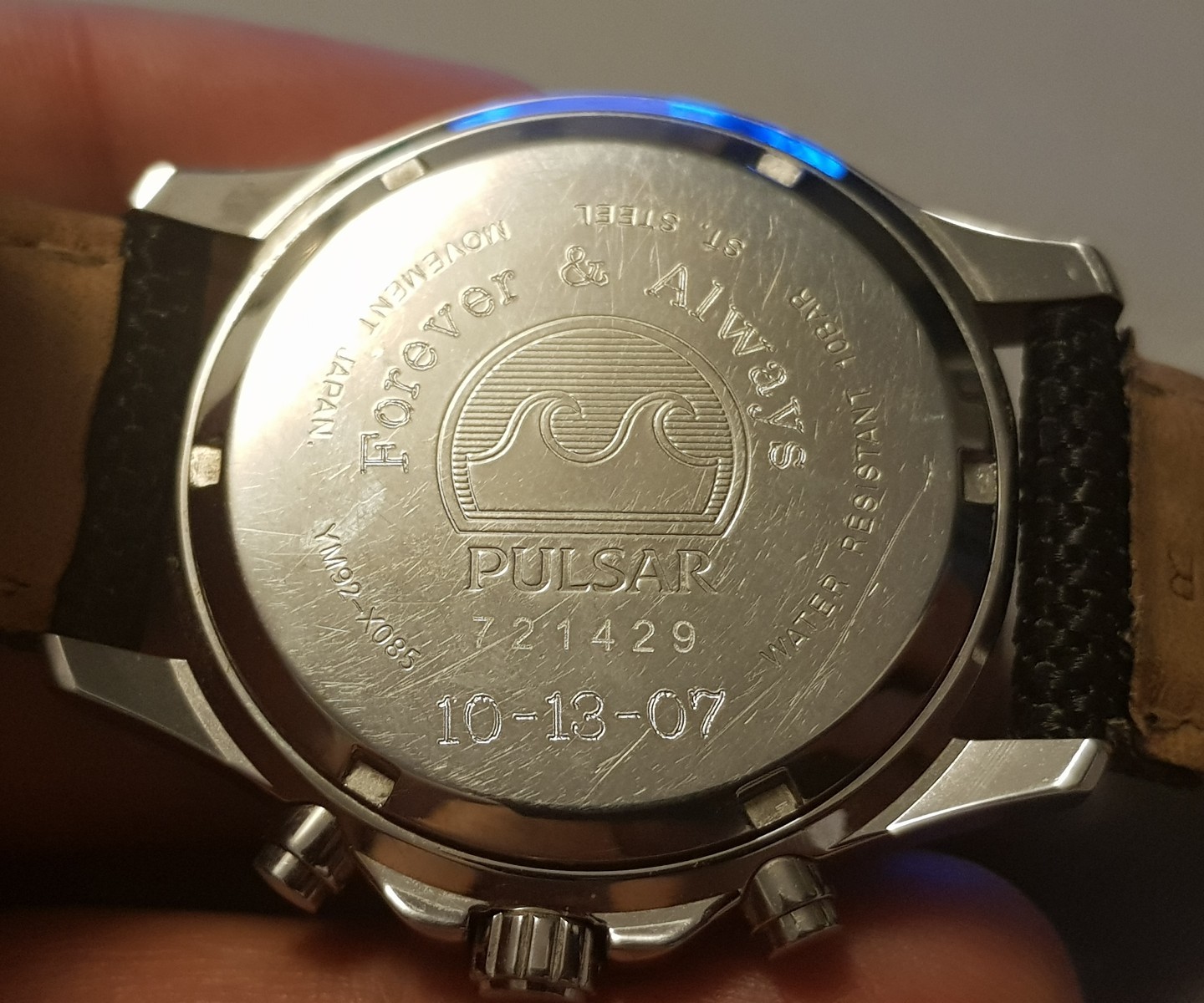 RARE PULSAR YM92-X085 CHRONOGRAPH 100M QUARTZ MEN'S WATCH | eBay UK