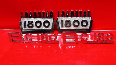 (2) International Harvester BC180 Series Emblems (2) Loadstar 1800 ...