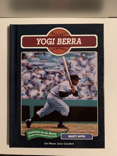 Baseball Legends by Chelsea House Yogi Berra Vintage 1994 Hardcover ...