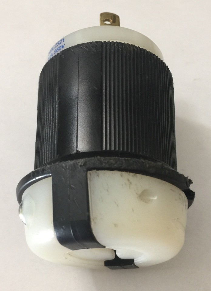 Hubbell 250v 20a Male Plug Twist Lock NEMA L6-20 HBL2321 | eBay