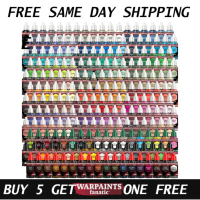 Army Painter Fanatic Warpaints FULL RANGE Dropper Bottles 18ml | eBay UK
