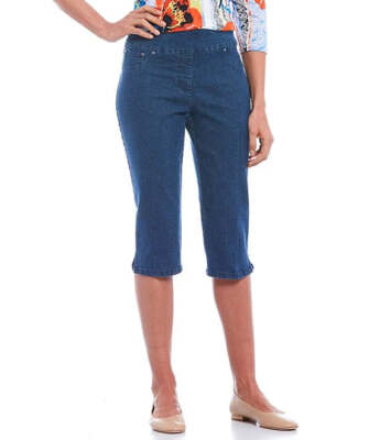 Ruby Road Key Items Women's Pull On Stretch Clamdigger Capris | eBay