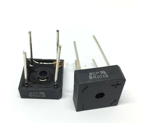 10pc Rectifier bridge stack BR1010 KBPC1010 10A pin 1000V internal ...