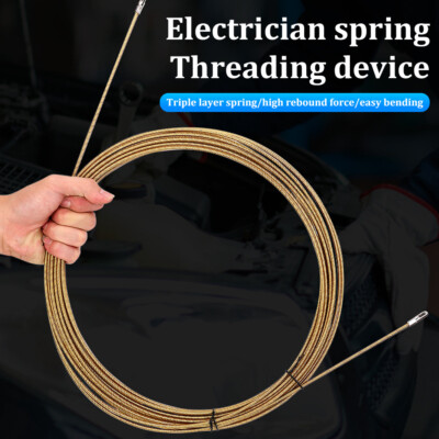 5-10M Electrician Spring Threader Rods Wire Pulling Cable Puller Wire ...